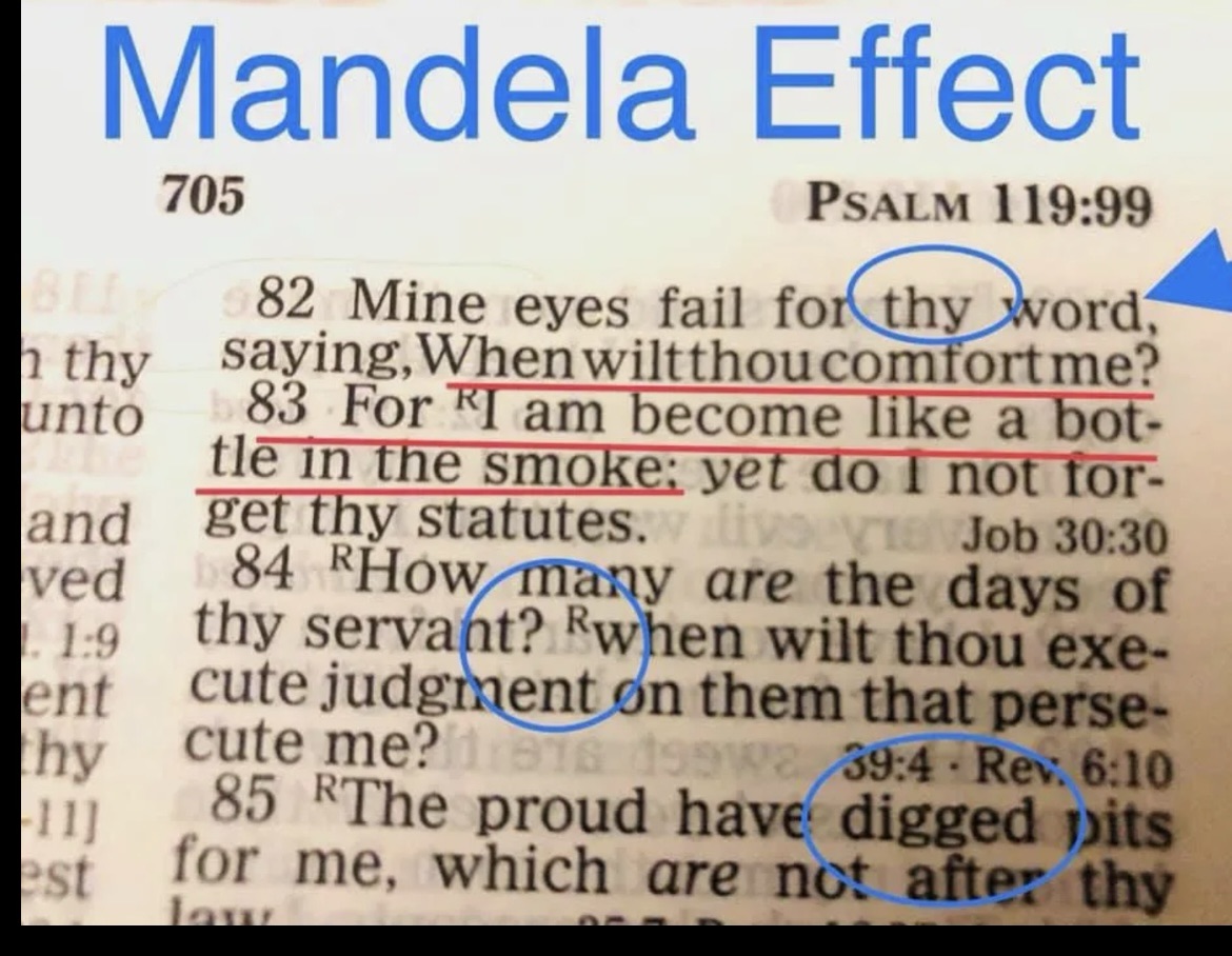 Examples | Supernatural Bible Changes ~ Mandela Effect ~ Lying Signs ...