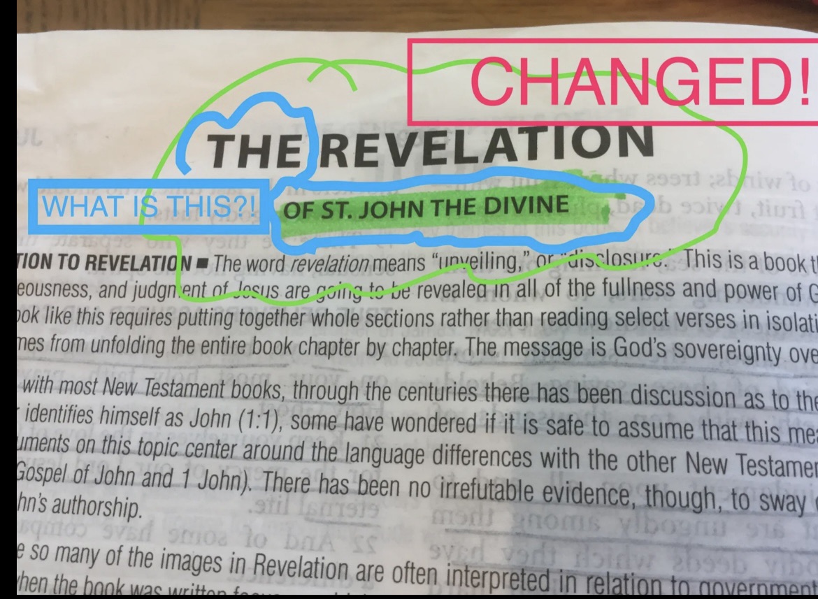 Examples | Supernatural Bible Changes ~ Mandela Effect ~ Lying Signs ...